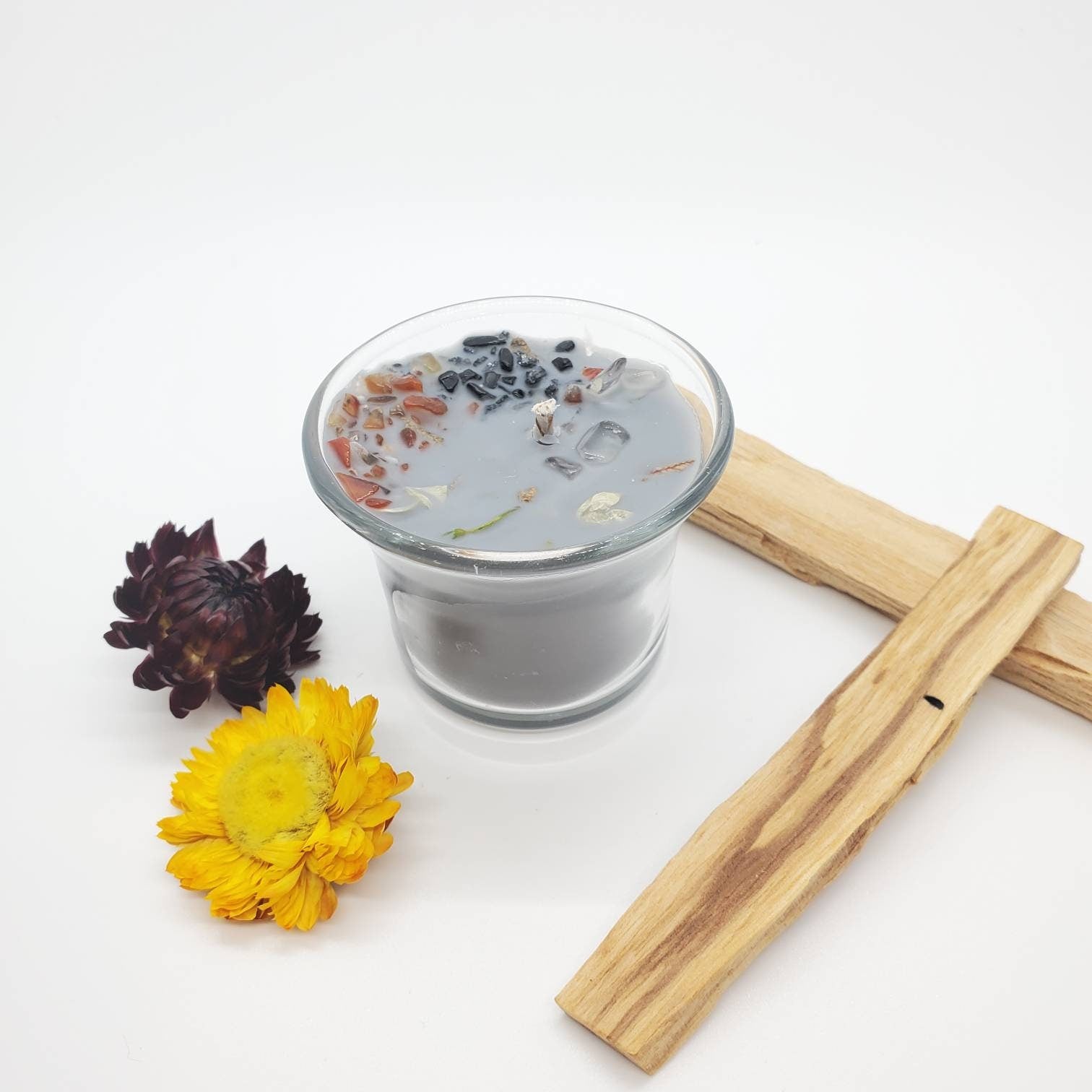 Astral & Shadow Work - Ethereal Crystal Candle, 2 Oz. Glass Votive ...